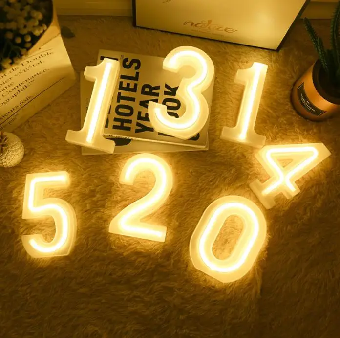 Led English alphabet lights party festival decorative lights ...