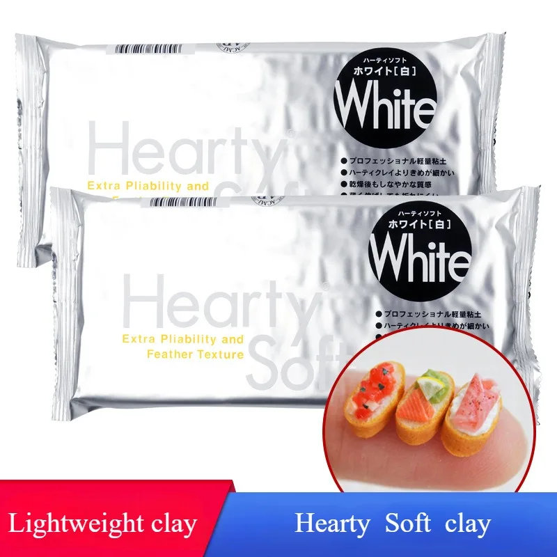 180g White Japanese Clay Hearty Soft Lightweight Clay DIY Handmade ...