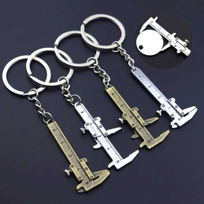 Key-Chain-Portable-Mini-Metal-Ruler-Vernier-Caliper-Ruler-Movable ...