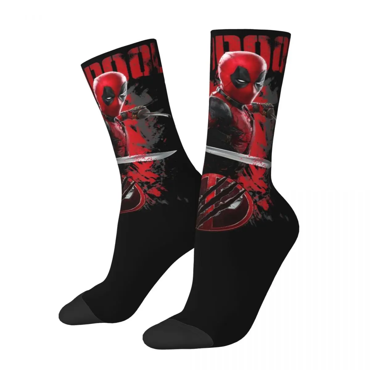 Deadpool-Wolverine-Movie-D-W-Socks-for-Girl-Cotton-Funny-Happy ...