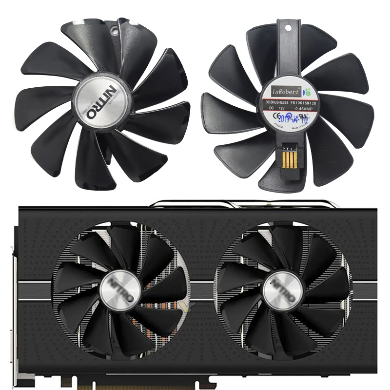 Cooling Fan Rx 470 Sapphire | Video Card Cooling Fan | Fan Radeon Rx ...