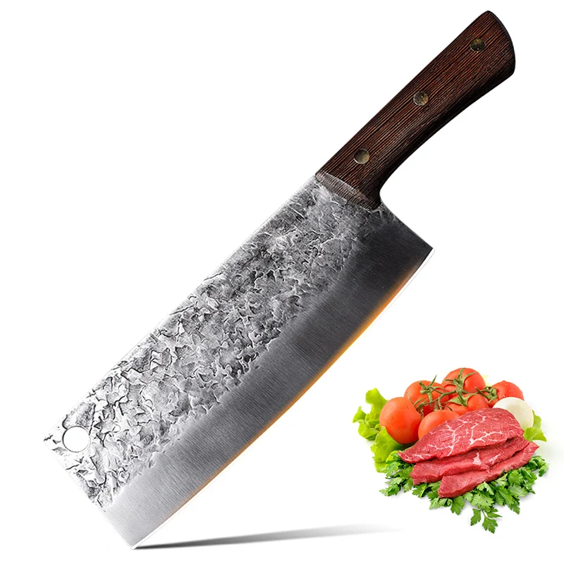 7-inch-Kitchen-Knife-Hand-Forged-Meat-Cleaver-Slicing-Knife-Stainless ...