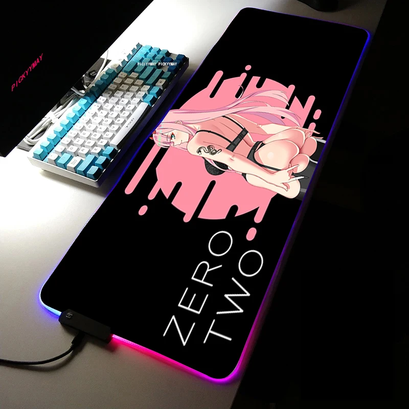 Sexy-Anime-Darling-In-The-FranXX-Zero-Two-02-Office-Gamer-RGB-Mousepad ...