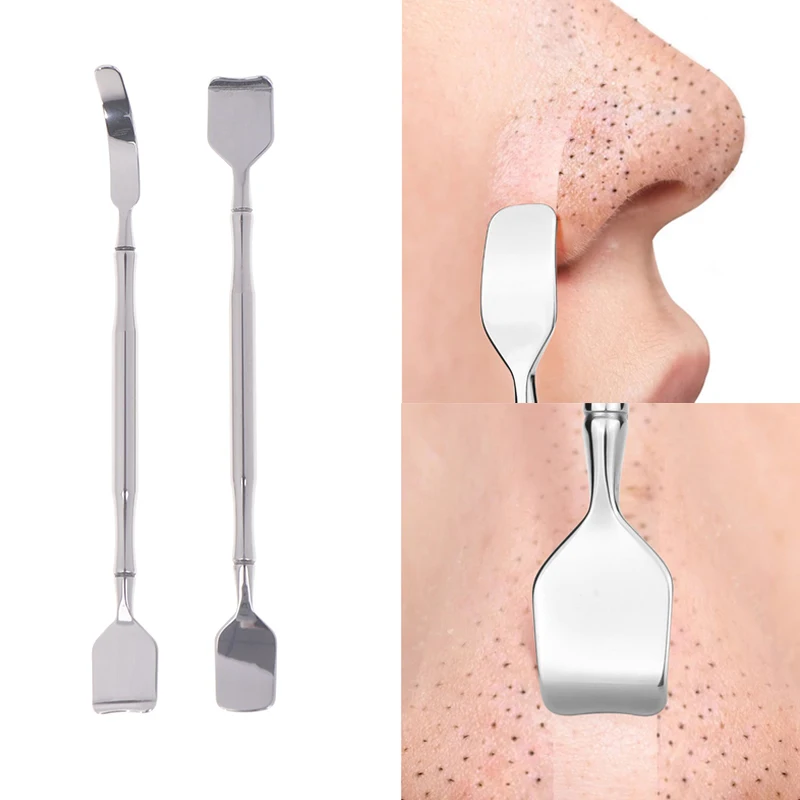 Double-Head-Stainless-Steel-Professional-Blackhead-Remover-Blemish ...