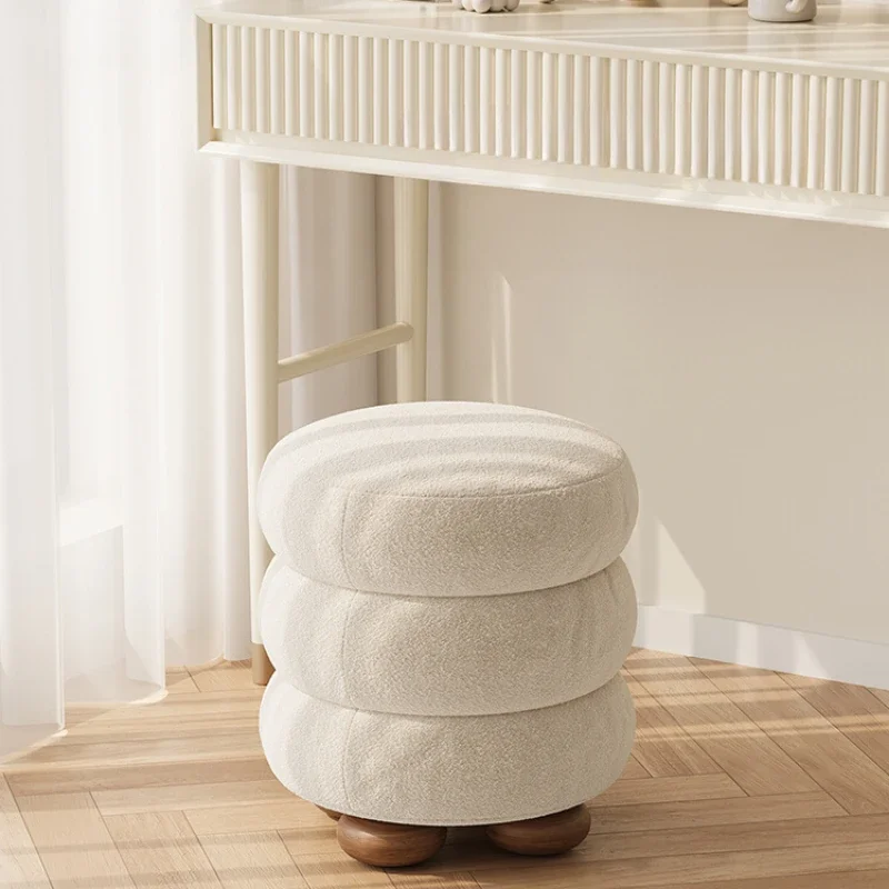 Vanity-Stool-Chair-Sherpa-Dressing-Stool-Ottoman-Foot-Stool-Modern ...