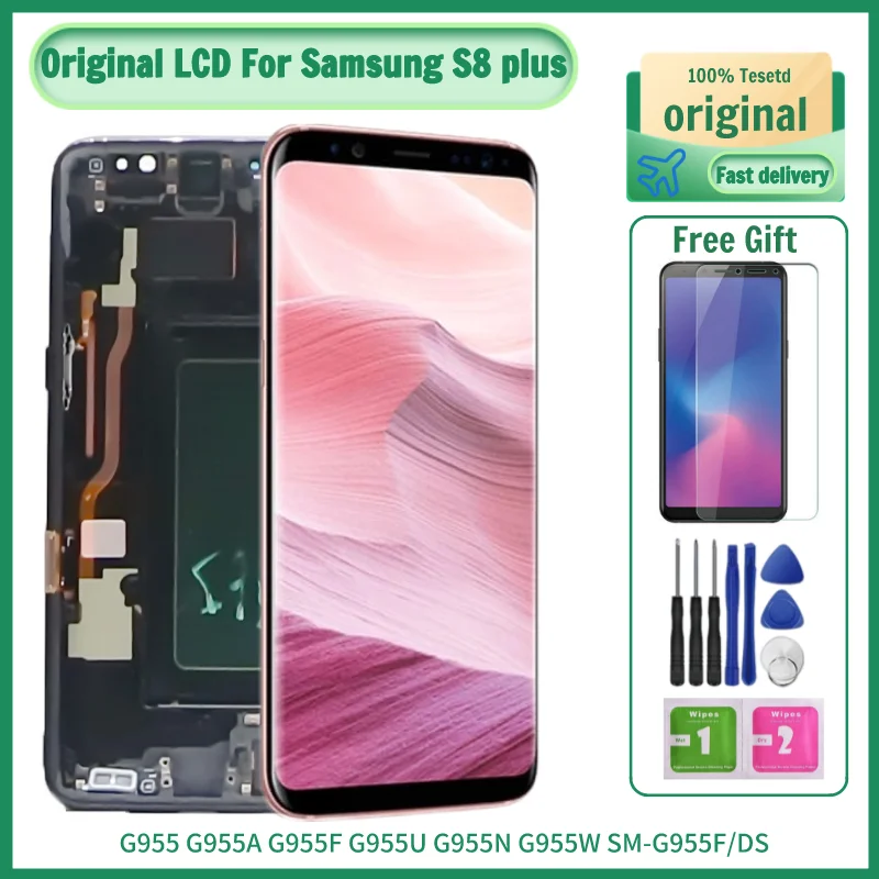 Original-SM-G955FD-AMOLED-LCD-For-Samsung-Galaxy-S8-Plus-LCD-Display ...