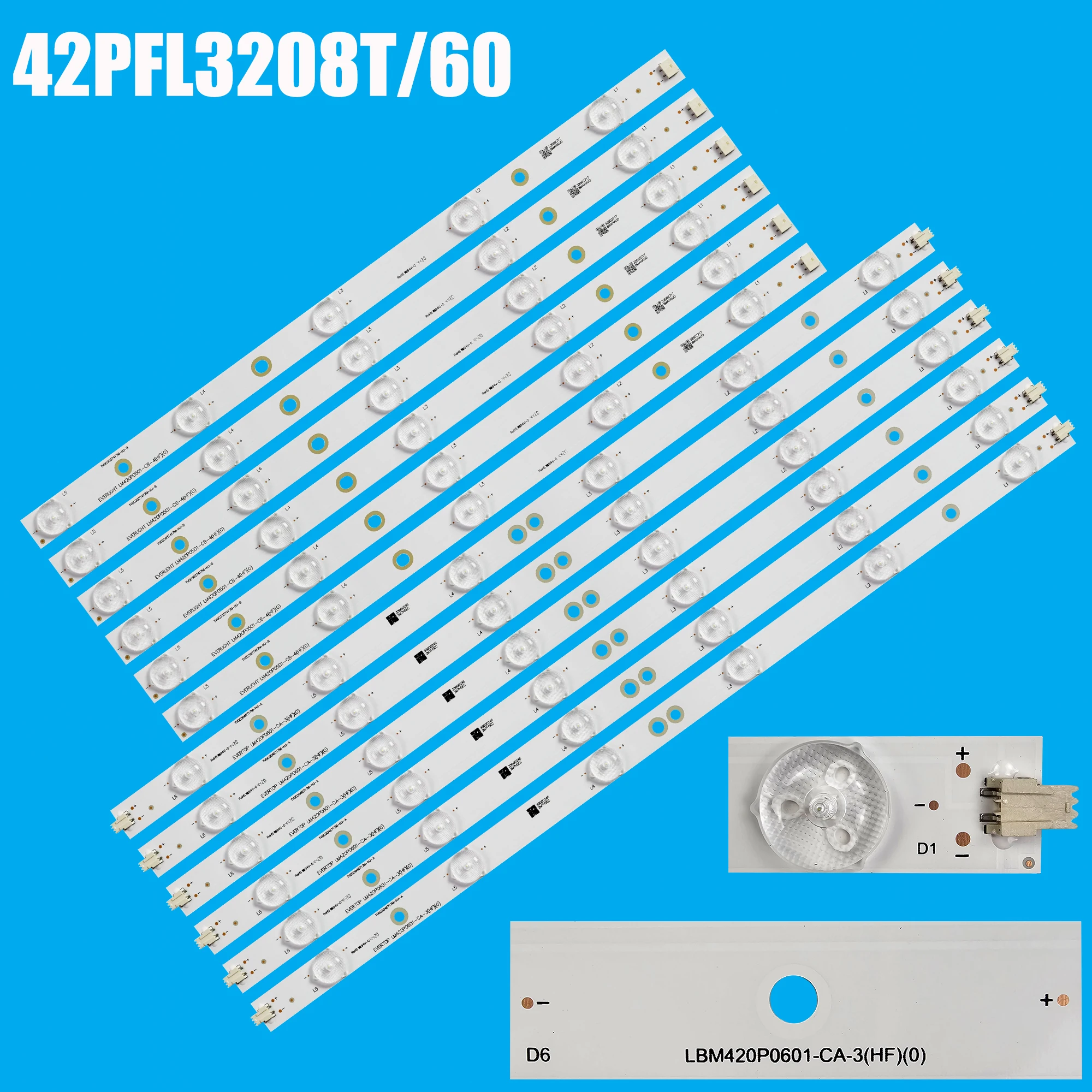 LED-Backlight-Strip-For-42PFL3208T-42PFL3208H-12-42PFL3018T-60 ...