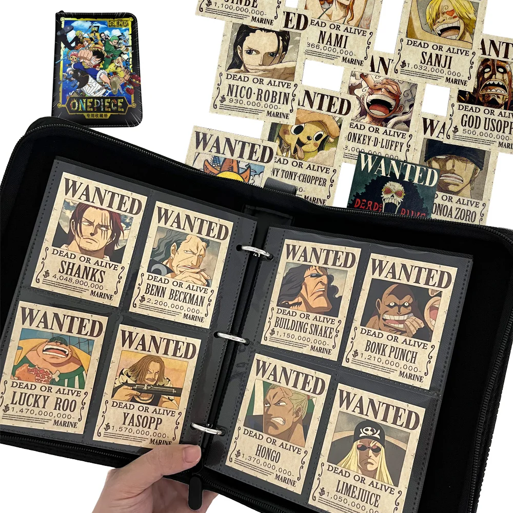 One-Piece-Wanted-Cart-es-Titular-Collected-Set-Binder-Livro-de-Cole-o ...