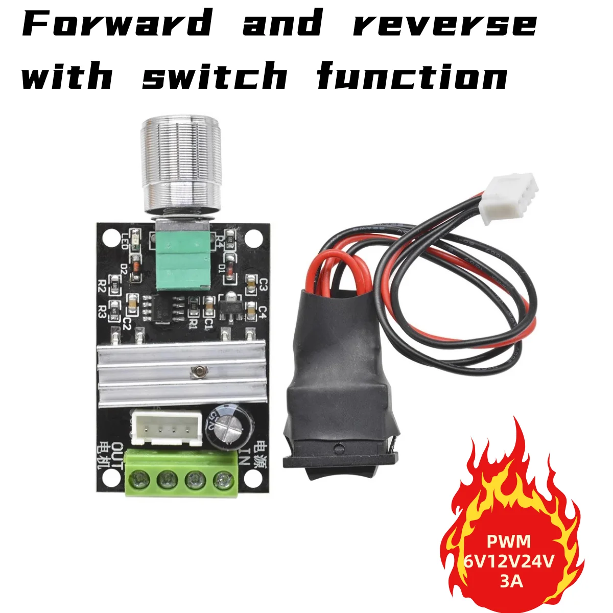PWM DC Motor Governor Positive And Negative Transfer Band Switch ...
