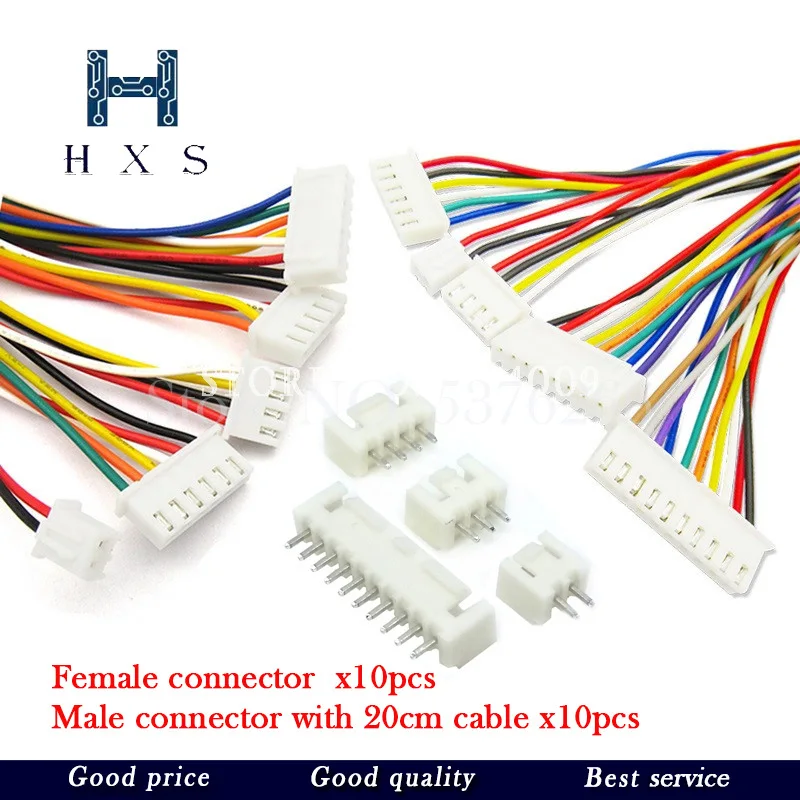 10Sets-JST-XH2-54-XH-2-54mm-Wire-Cable-Connector-30cm-2-3-4-5-6.jpg