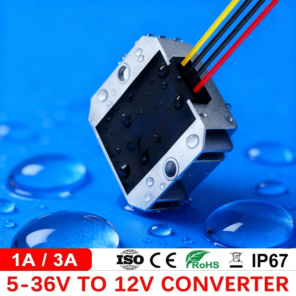 5-36V to 12V 3A 2A 3A 12 volt Power Supply DC DC Power Voltage ...