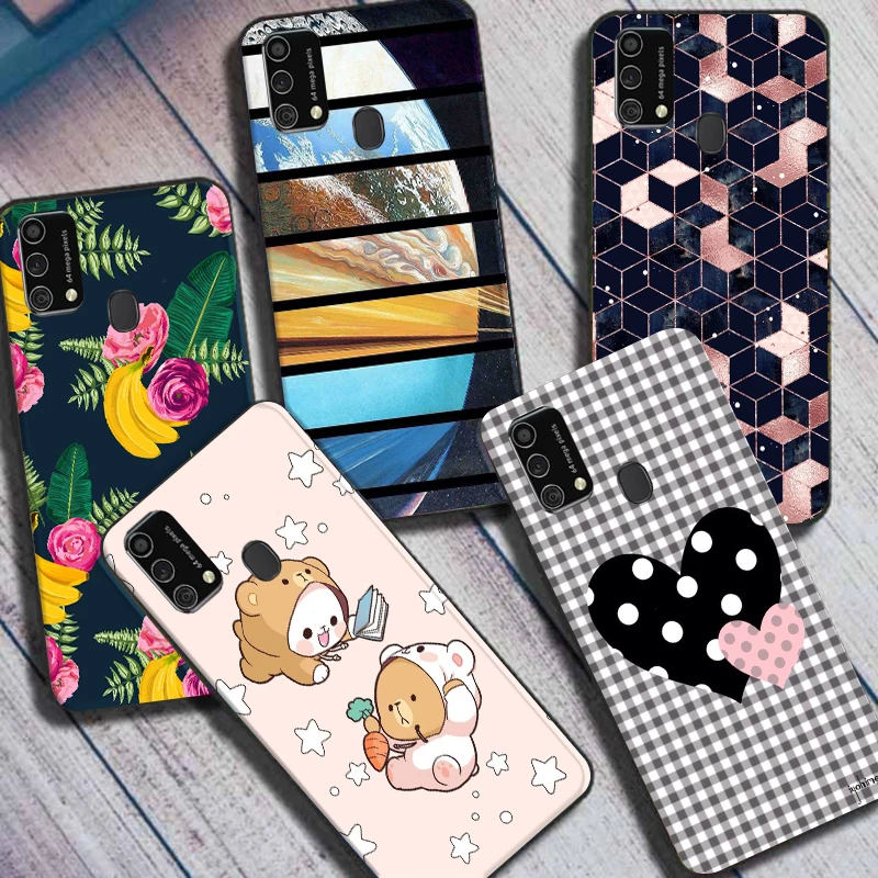 Phone Case For Samsung Galaxy M21 Cases Soft Tpu Cover For Samsungm21 M ...