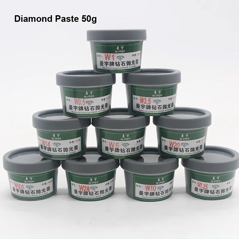 50g-Diamond-Paste-Compound-Metal-Mirror-Polishing-Lapping-W0-25-60-for ...