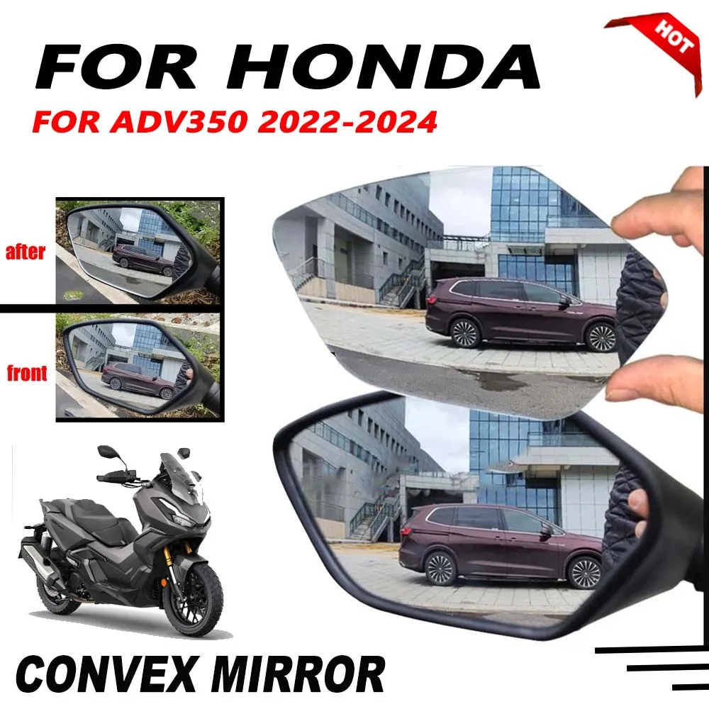 Motorcycle-Convex-Mirror-Rearview-Mirrors-Side-Mirror-For-HONDA-ADV-350 ...