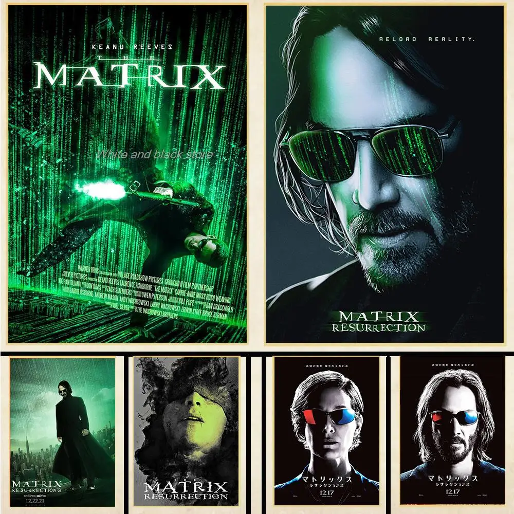 Canvas Wall Art Poster | Film Wall Art Canvas | Matrix Movie Posters ...