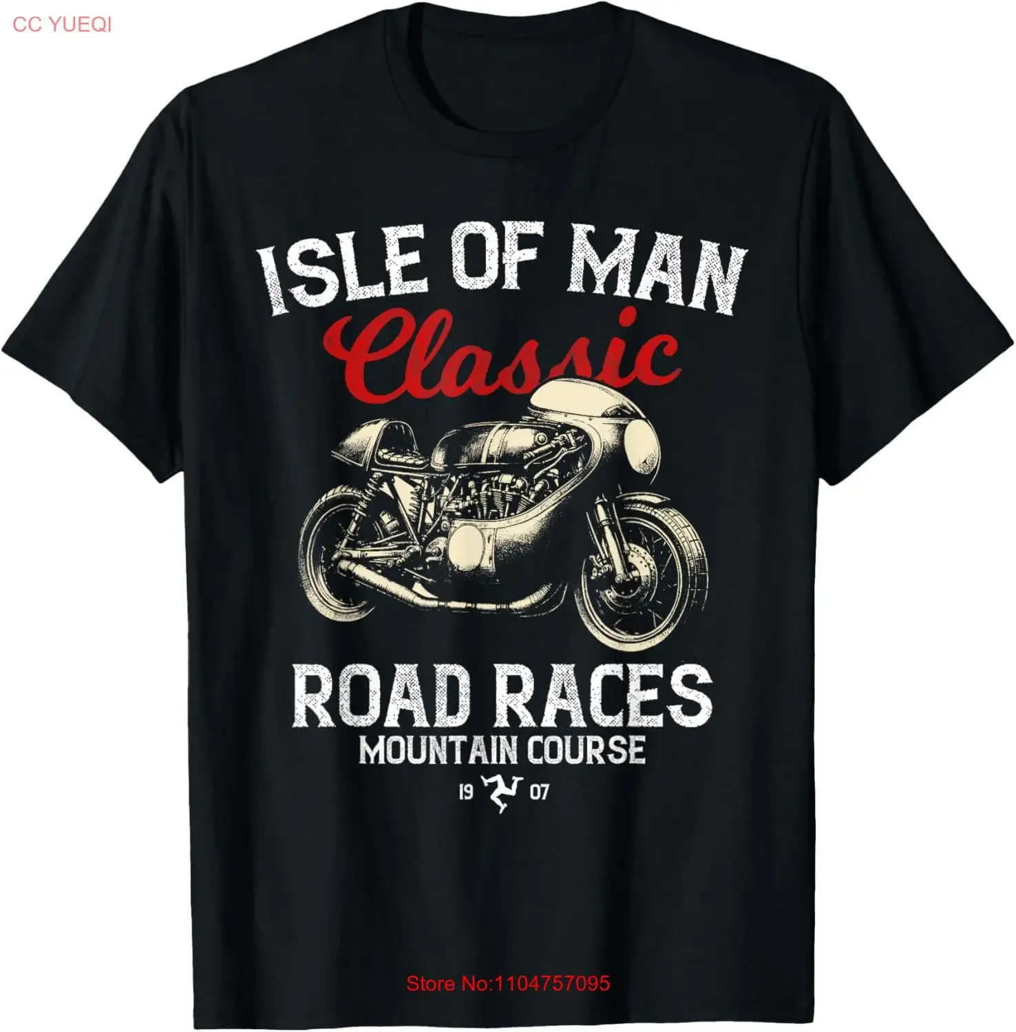 Retro Isle of Man TT Races Vintage Motorbike Race T Shirt vintage ...