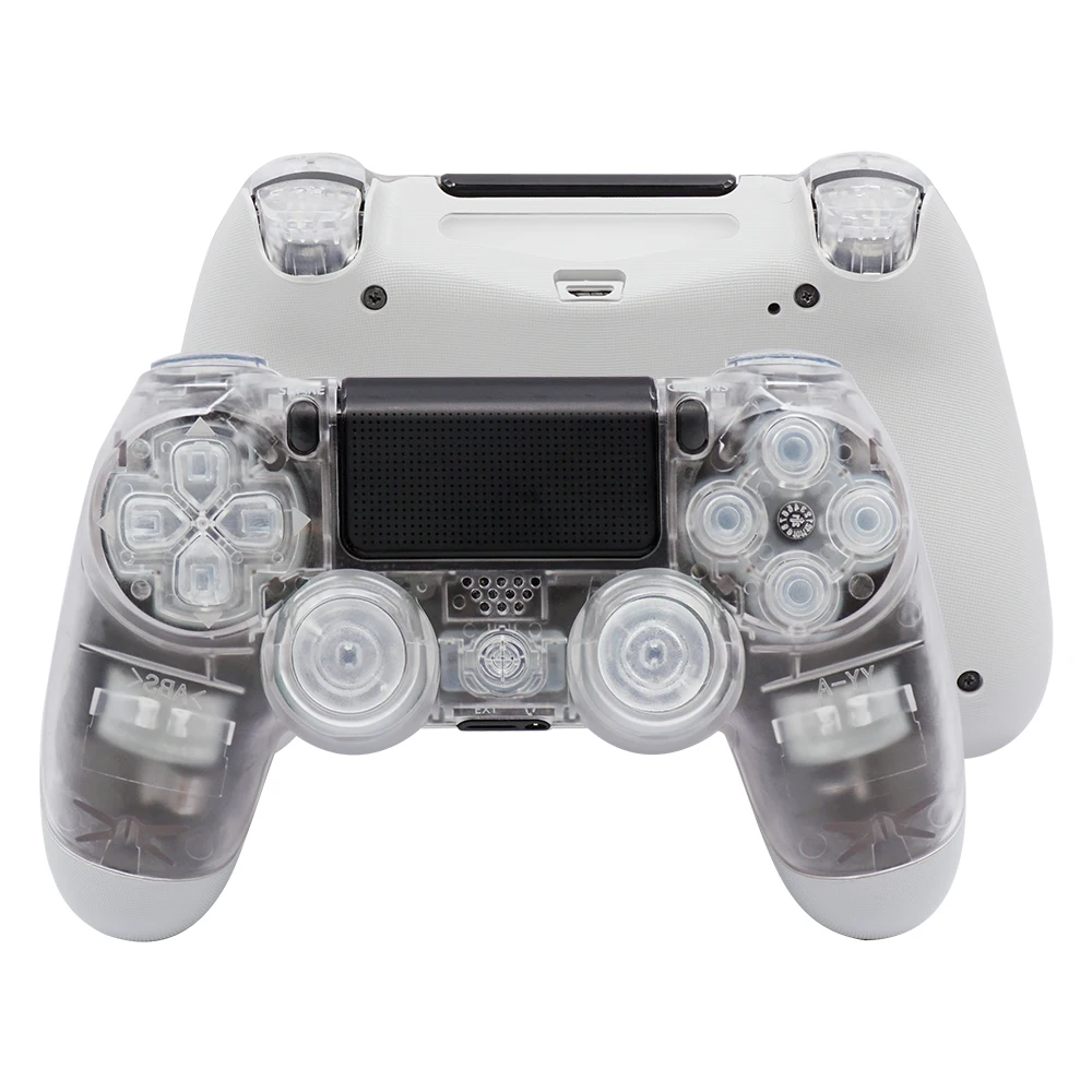 Transparent modified PS4 contorller with LED Light board| | - AliExpress