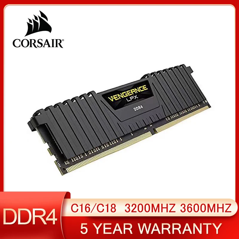CORSAIR-DDR4-RAM-Desktop-Memory-Vengeance-16GB-8GB-3GB-3200MHz-3600MHz ...
