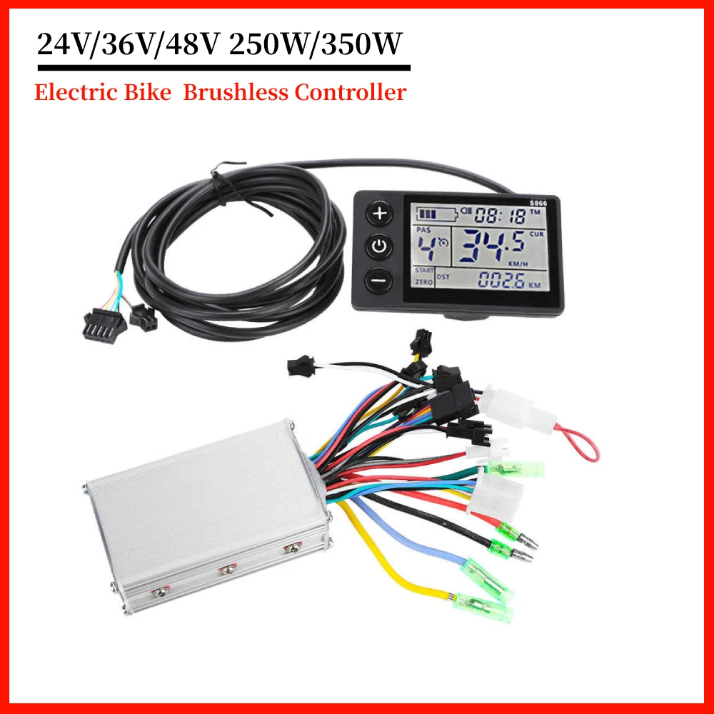 24V-36V-48V-250W-350W-Electric-Bike-Controller-E-bike-Scooter-Brushless ...