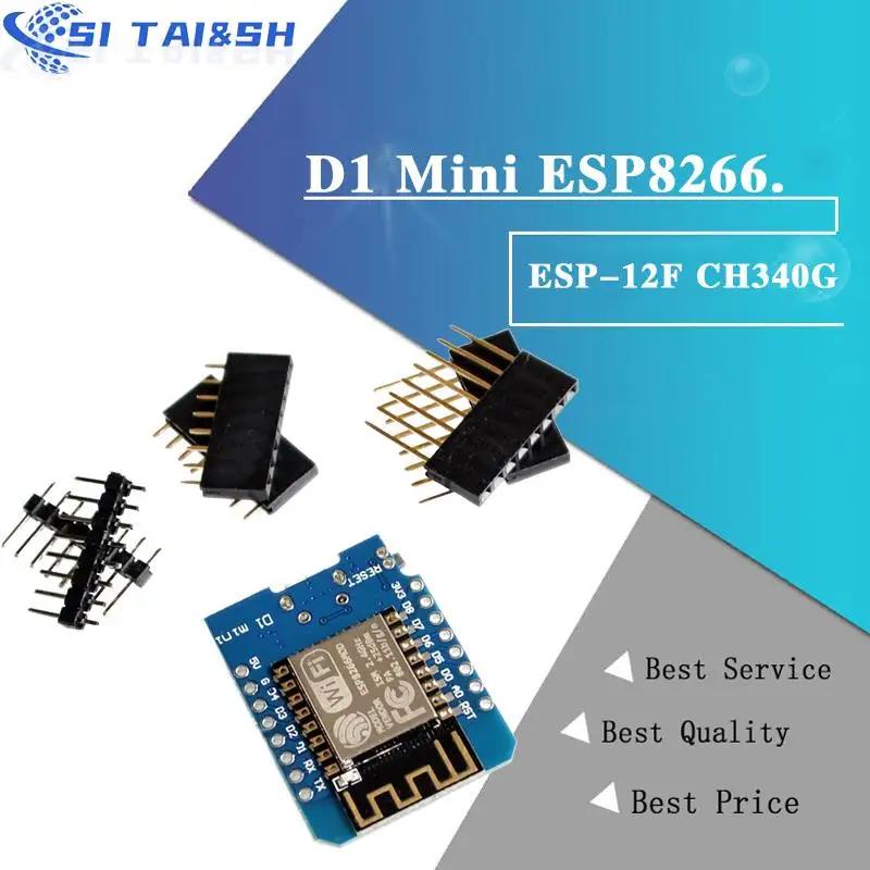 D1-Mini-ESP8266-ESP-12-ESP-12F-CH340G-CH340-V2-USB-WeMos-WIFI ...