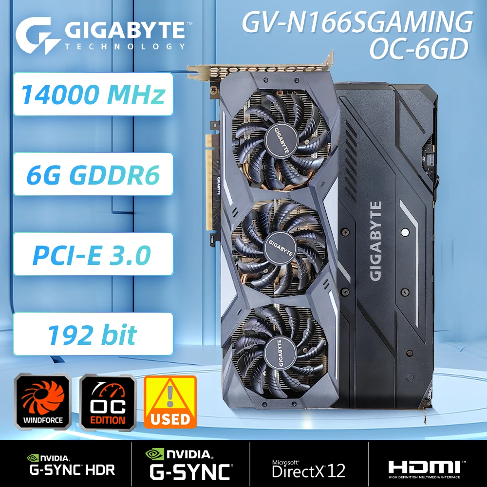 GIGABYTE-Placa-gr-fica-GeForce-GTX-1660-Super-Gaming-OC-6G-GDDR6-de-192 ...