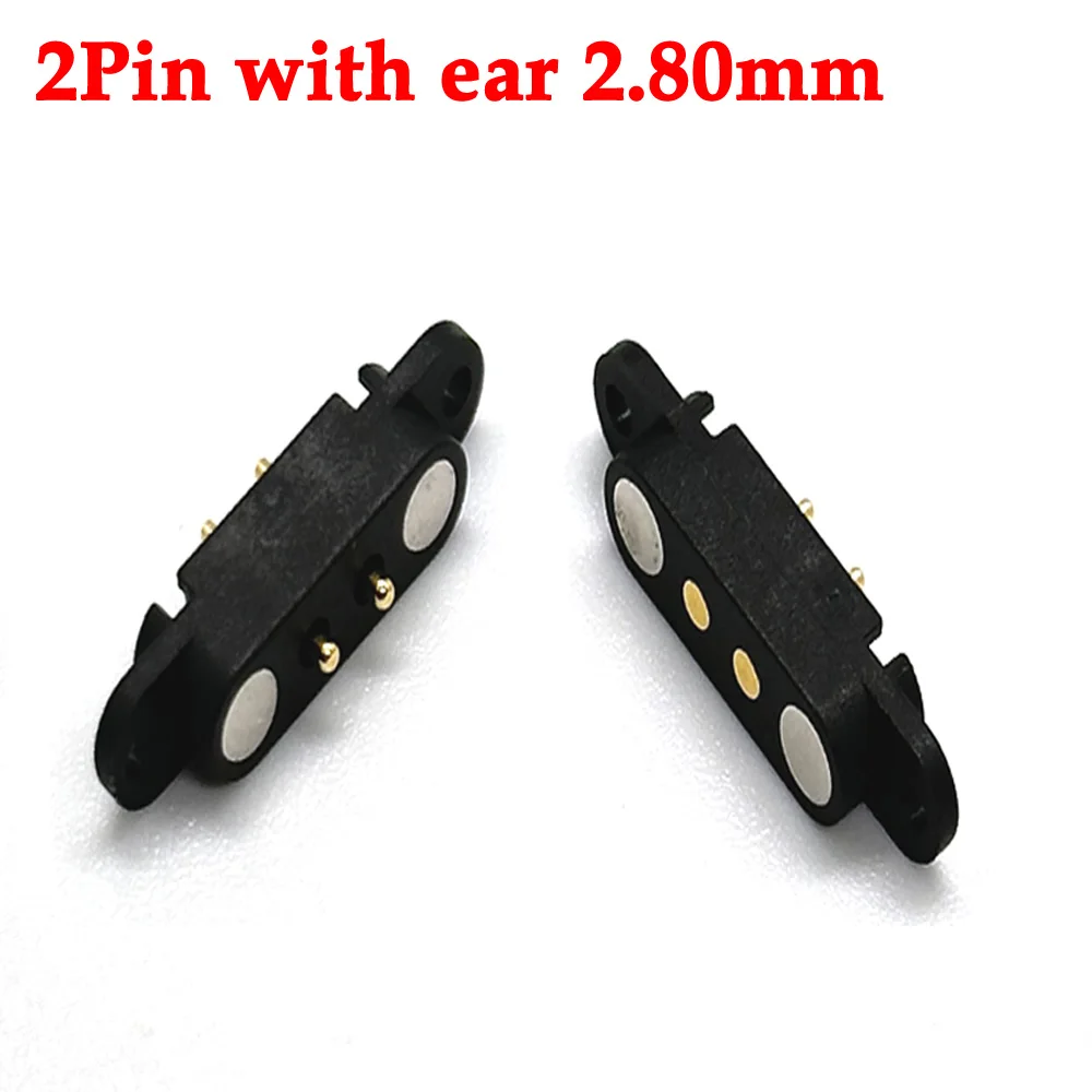 1sets 2A 2PIN DC Magnetic Pogo Pin Connector 2 Pin Pogopin Male Female ...