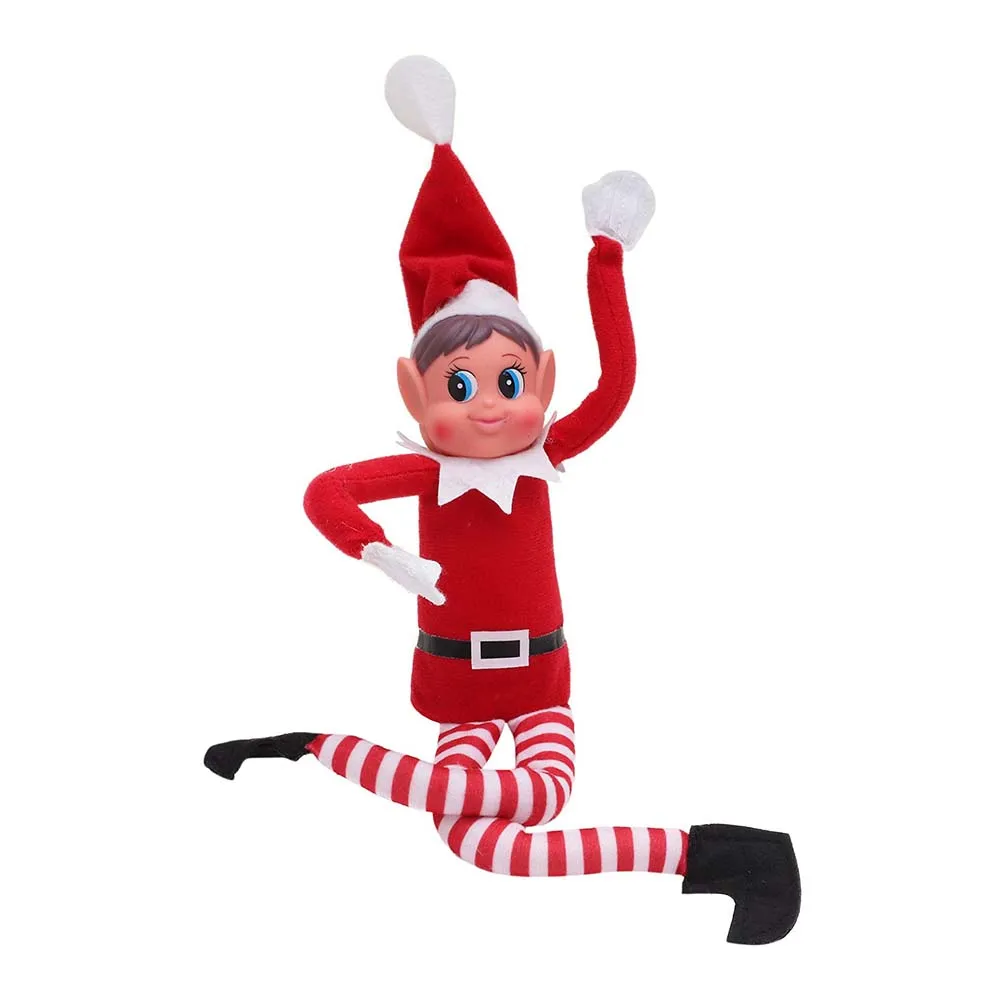 Muñeco elfo de decoración navideña, adorno de elfo navideño de 42 cm ...