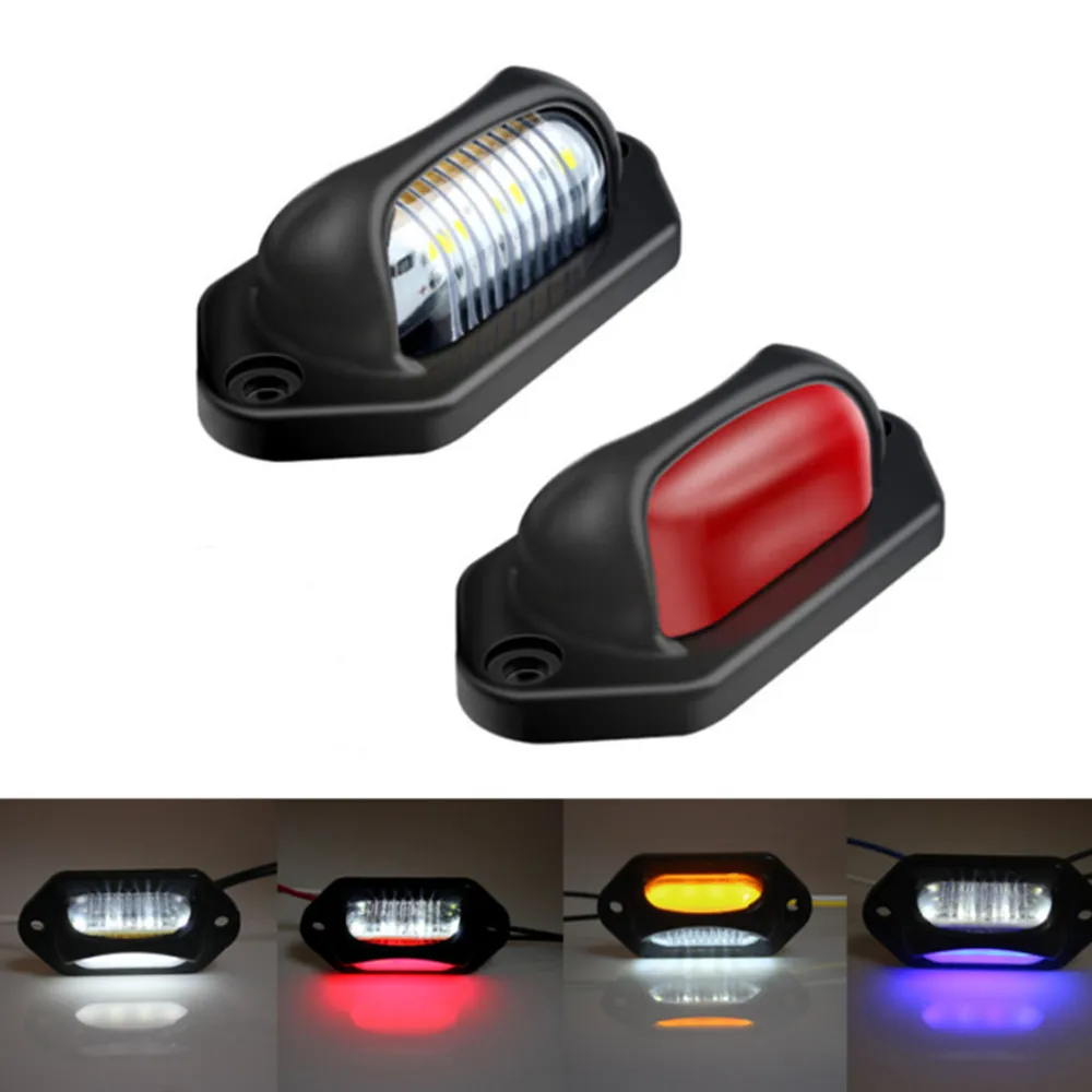 1Pc-12V-24V-Car-Number-Plate-Light-LED-License-Plate-Lamp-For-Truck ...
