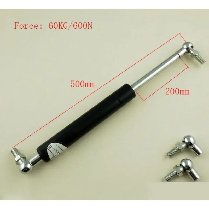 200mm-Stroke-60kg-600n-Force-Auto-Gas-Spring-Damper-Ball-Gas-Strut ...