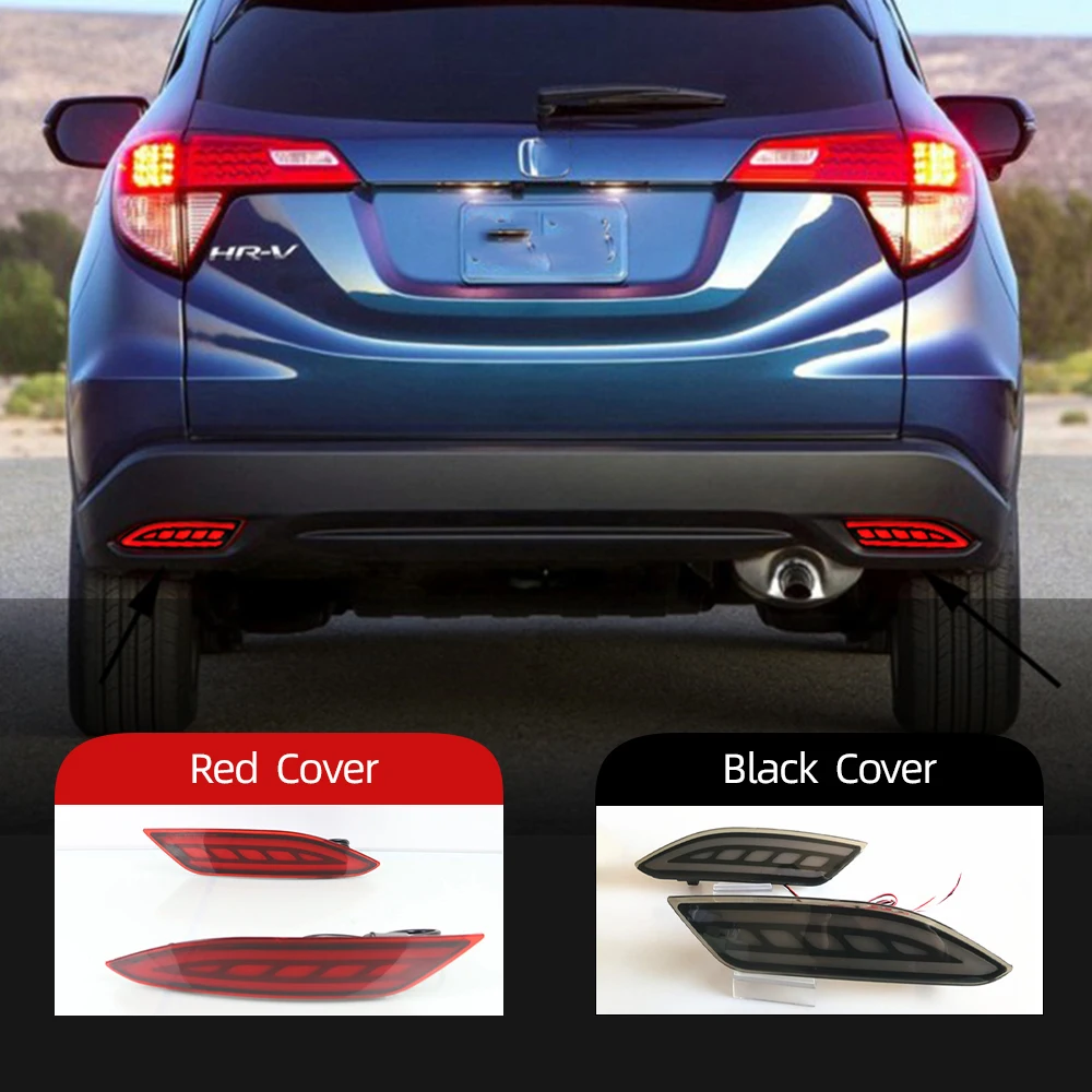 Car LED rear Reflector lamp For Honda HR-V HRV Vezel 2014 2015 2016 ...