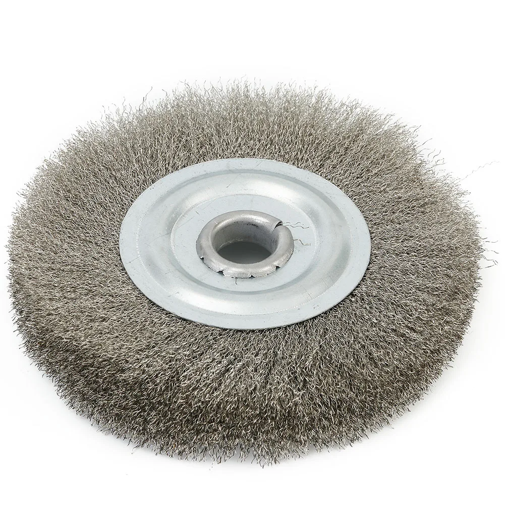 6inch-Crimped-Stainless-Steel-Wire-Wheel-Brush-Bench-Grinder-Abrasive ...