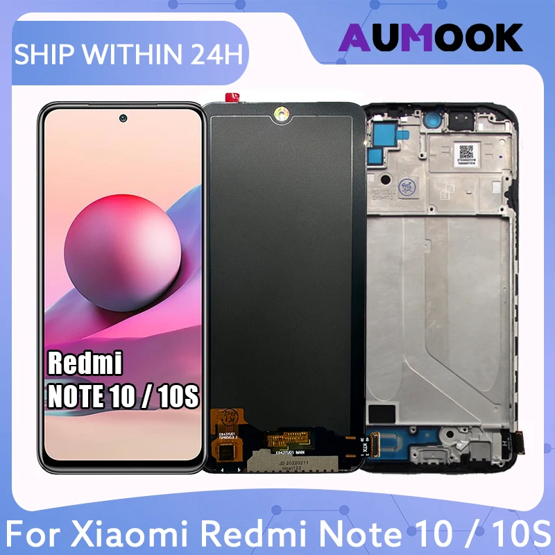 AMOLED-LCD-For-Xiaomi-Redmi-Note-10-4G-10S-LCD-Display-Touch-Screen ...
