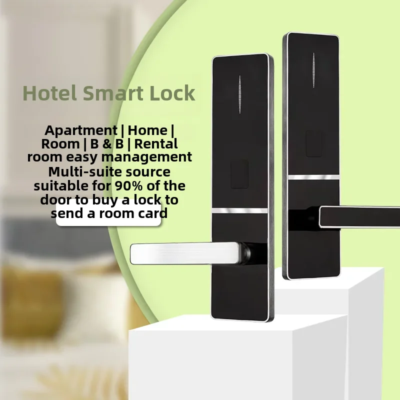 Hotel-Card-Swipe-Door-Lock-Electronic-Smart-Lock-Apartment-Wooden-Door ...