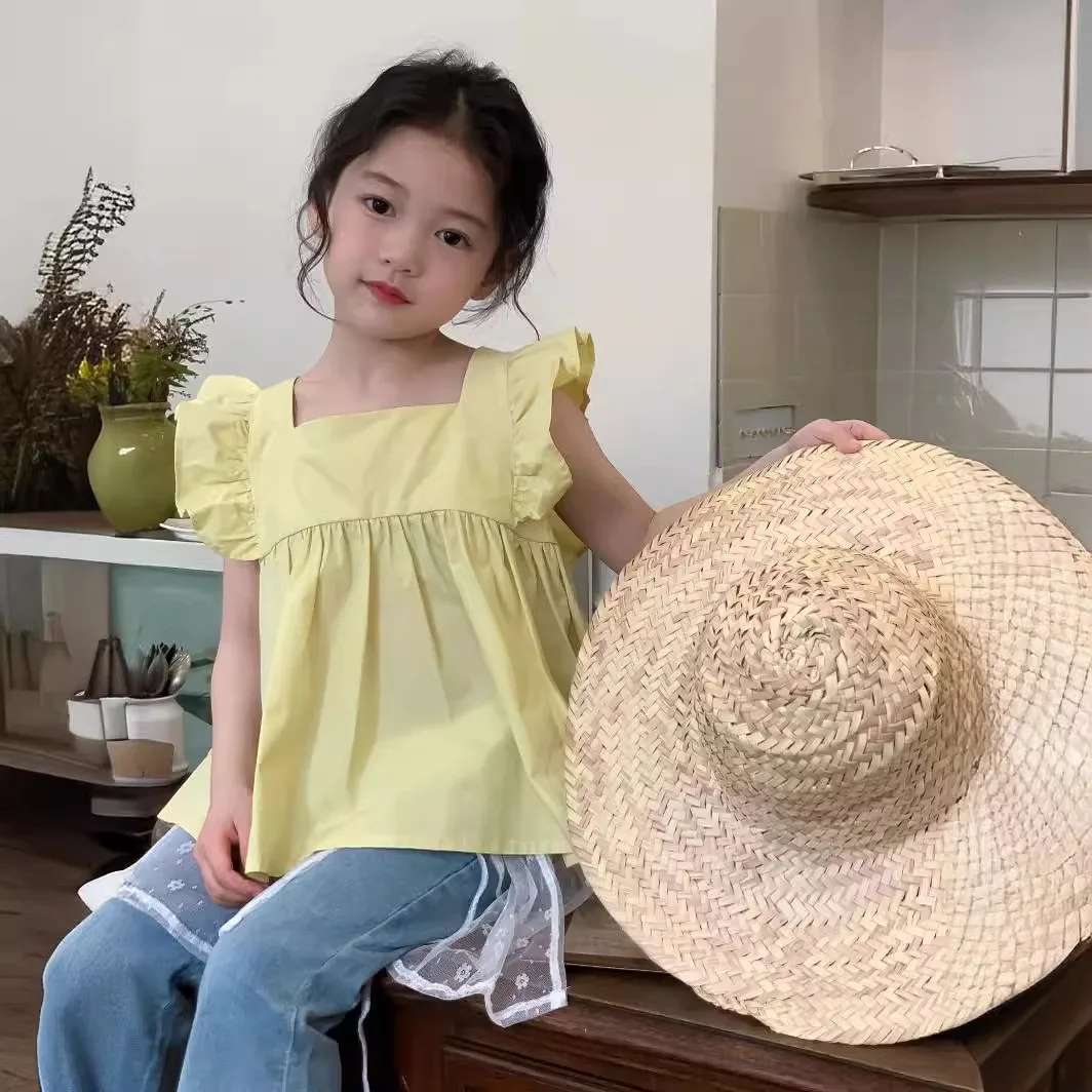 Children-Clothing-Girls-Doll-Shirt-2024-Summer-New-Fashionable ...
