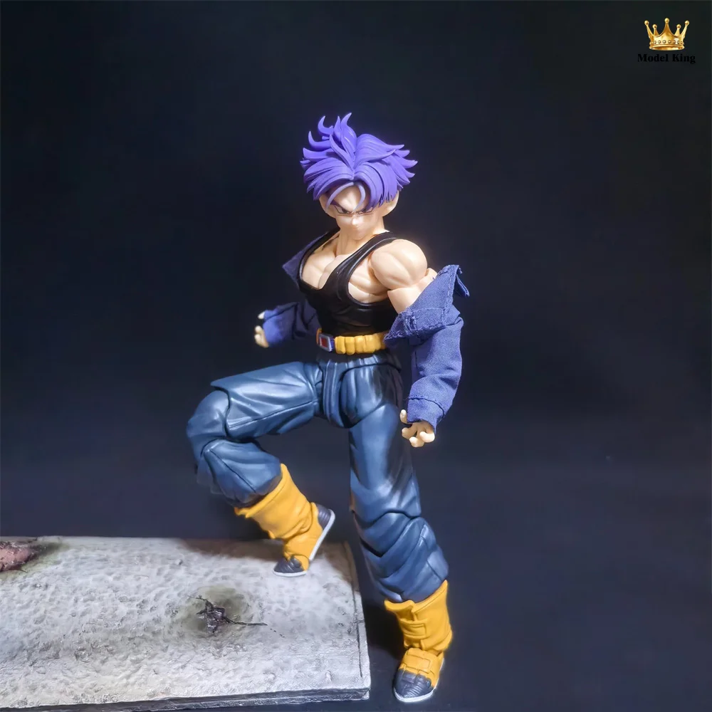 Handmade-1-12-Dragon-Ball-Series-Torankusu-Trunks-Short-Blue-Jacket ...