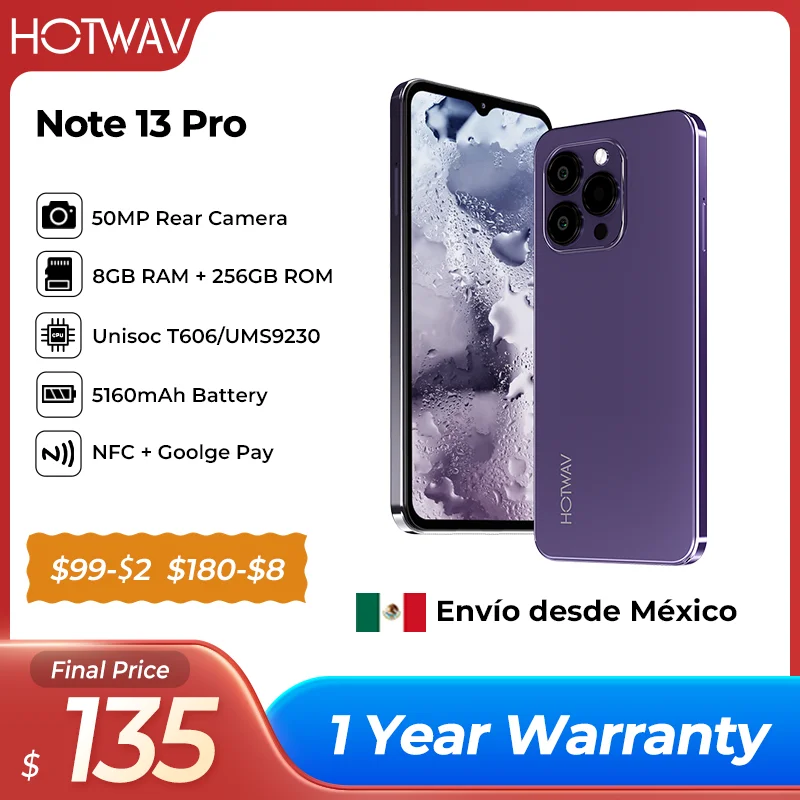 Original-Hotwav-Note-13-Pro-Smartphone-Android-13-6-6-HD-90Hz-Bild ...