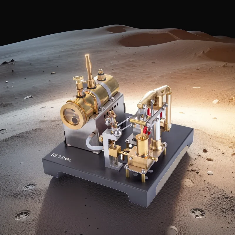 RETROL-Full-Metal-Beam-Engine-Steam-Engine-Model-Kit-with-Horizontal ...