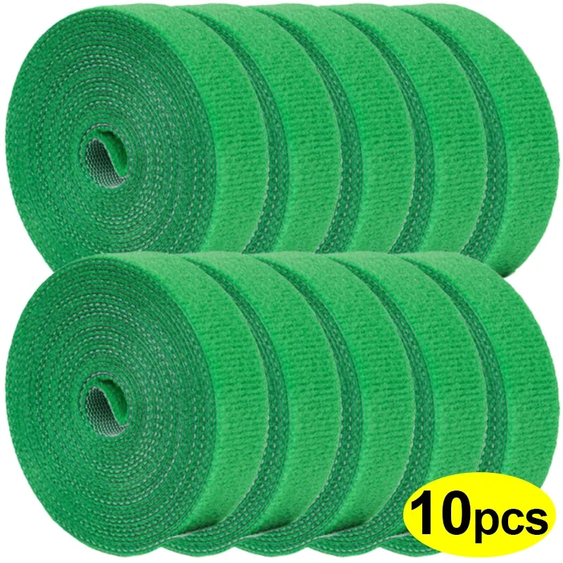 10Rolls-20M-Reusable-Nylon-Plant-Ties-Bandage-Hook-for-Support-Grape ...