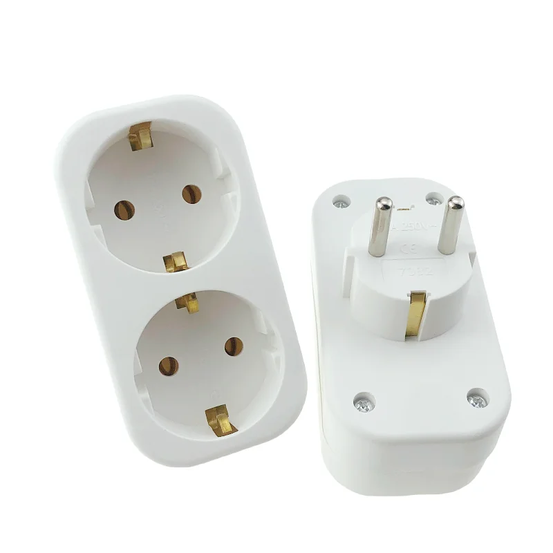 16A-EU-Standard-1-to-2-Way-German-Plug-Expansion-Plug-EU-Germany-Type ...