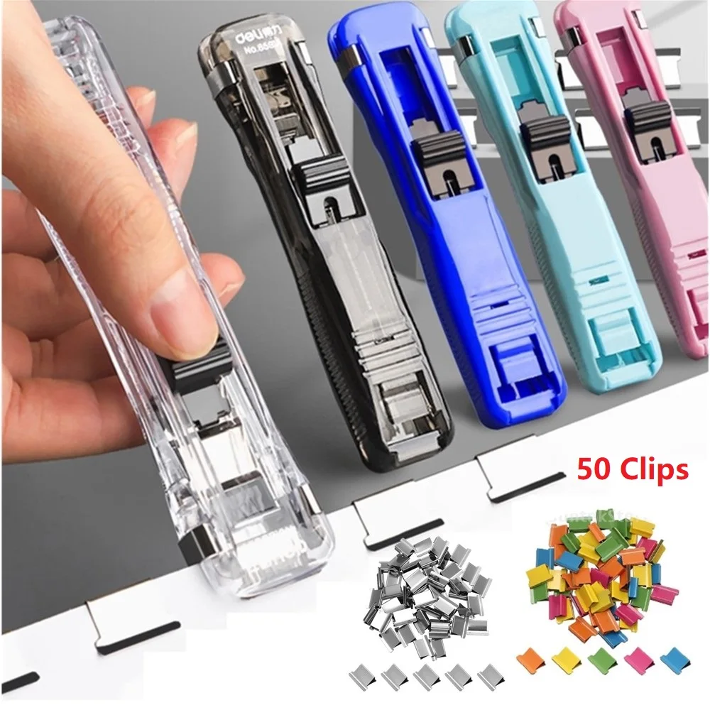 50 pçs push clip grampeador grampo removedor de grampos de grampos de ...