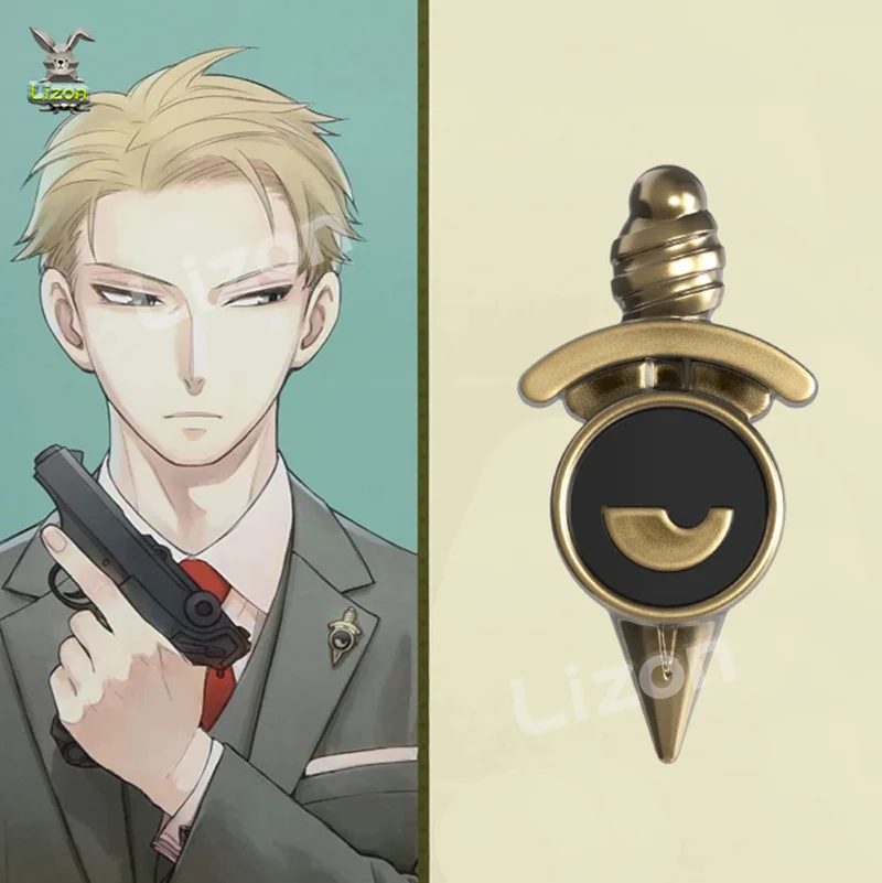 Loid-Forger-Cosplay-Green-Suit-Brooch-Pin-Suit-Collar-Pin-Spy-Family ...