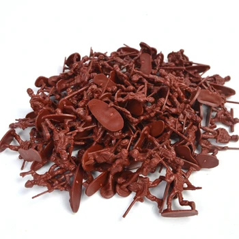 77HD 100PCS Mini Static Small Soldier Person Military Model Plastic ...