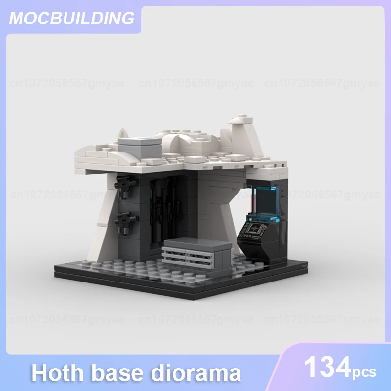Hoth-Base-Rock-View-Trooper-Tower-Field-Patrol-Diorama-MOC-Building-Blocks-DIY-Assemble-Bricks ...