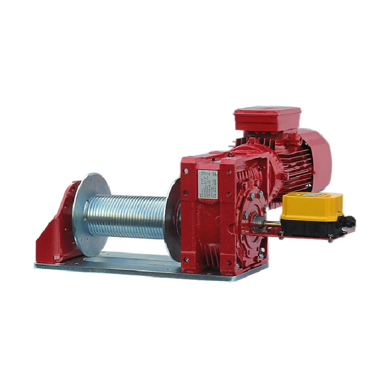 Stage Precise Pulling Electric Worm Drive Wire Rope Winch with Groved ...