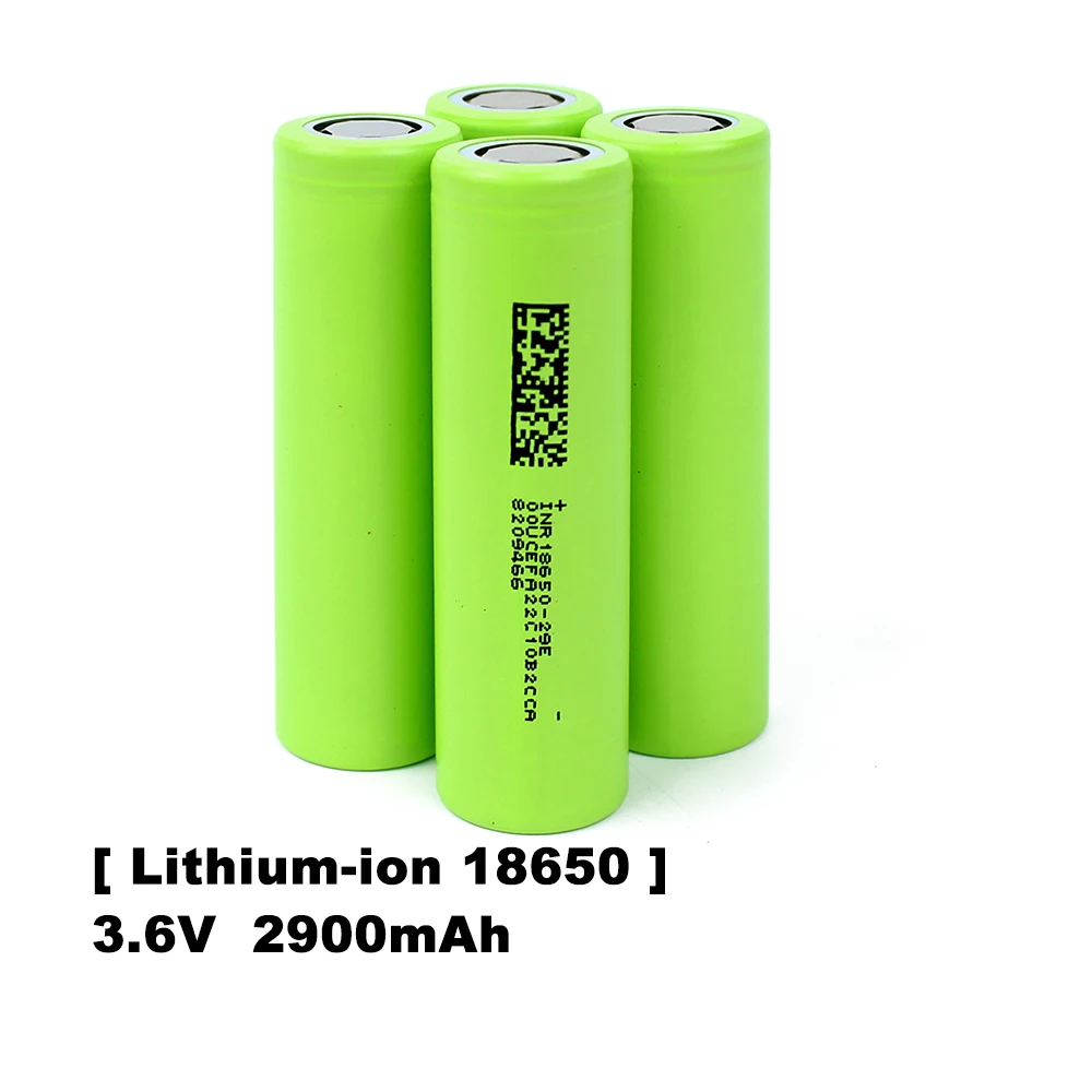 HAKADI 3.7V 2900mah 18650 Rechargeable Lithium-ion NMC Batteries 4 ...