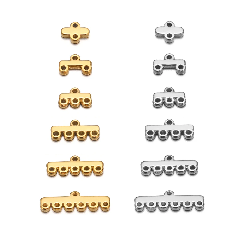 20pcs-Stainless-Steel-Gold-Multilayer-Necklace-Bracelet-Strand-Clasps ...