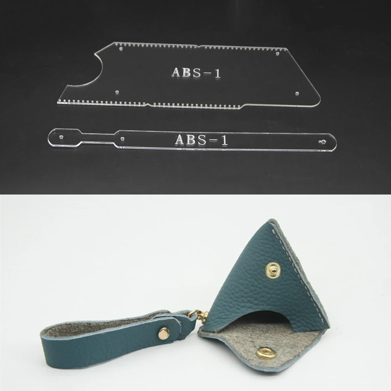 Sewing-Pattern-Acrylic-Template-For-DIY-Mini-Triangle-Coin-Purse-Bag ...