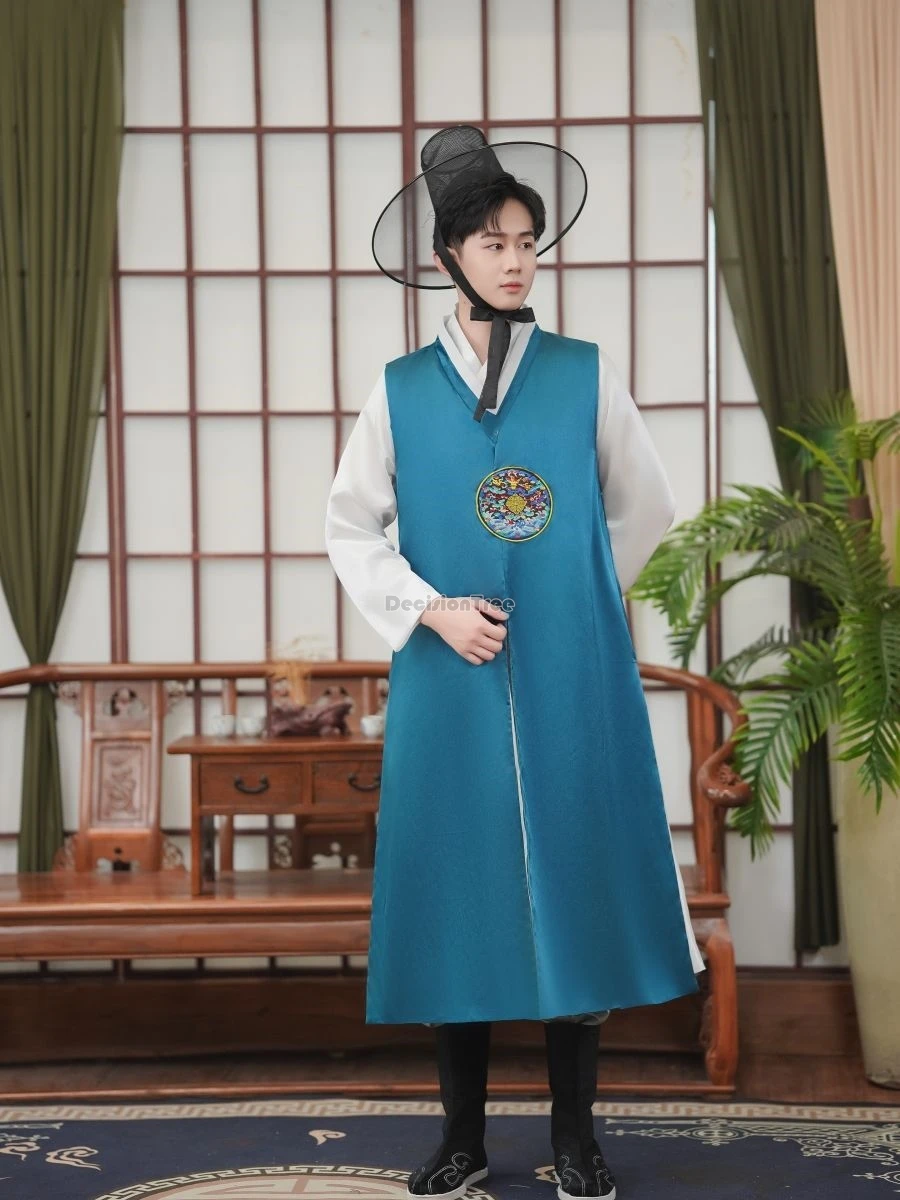 Hanbok-tradicional-coreano-masculino-conjunto-de-Hanbok-solto-foto ...