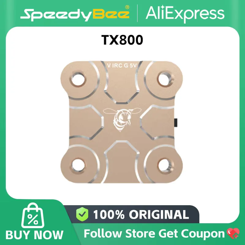 SpeedyBee TX800 VTX 5.8G 48CH PitMode 25mW/200mW/400mW/800mW Output ...