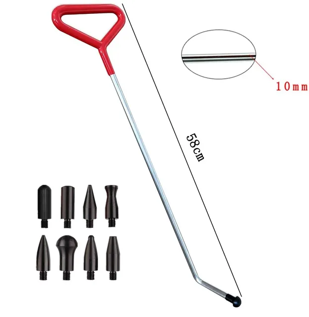Car Dent Repair Hooks Stainless Steel Push Rods, Car Body Dent Removal ...